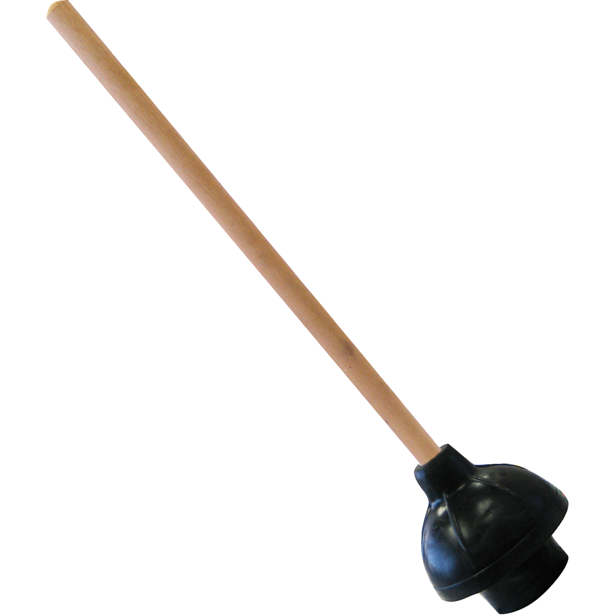Heavy-Duty, Flanged Force Cup Plunger with 18 in. Wooden Handle - Cobra ...